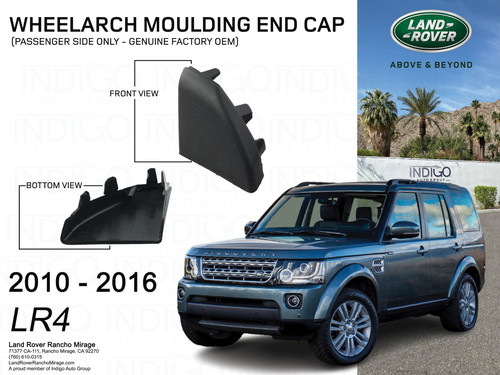 2010-16 LAND ROVER LR4 GENUINE FRONT WHEELARCH MOULDING END CAP RH LR4 ...