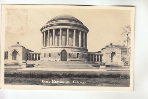 Grogan Real Photo Postcard Elks Memorial Chicago IL | eBay