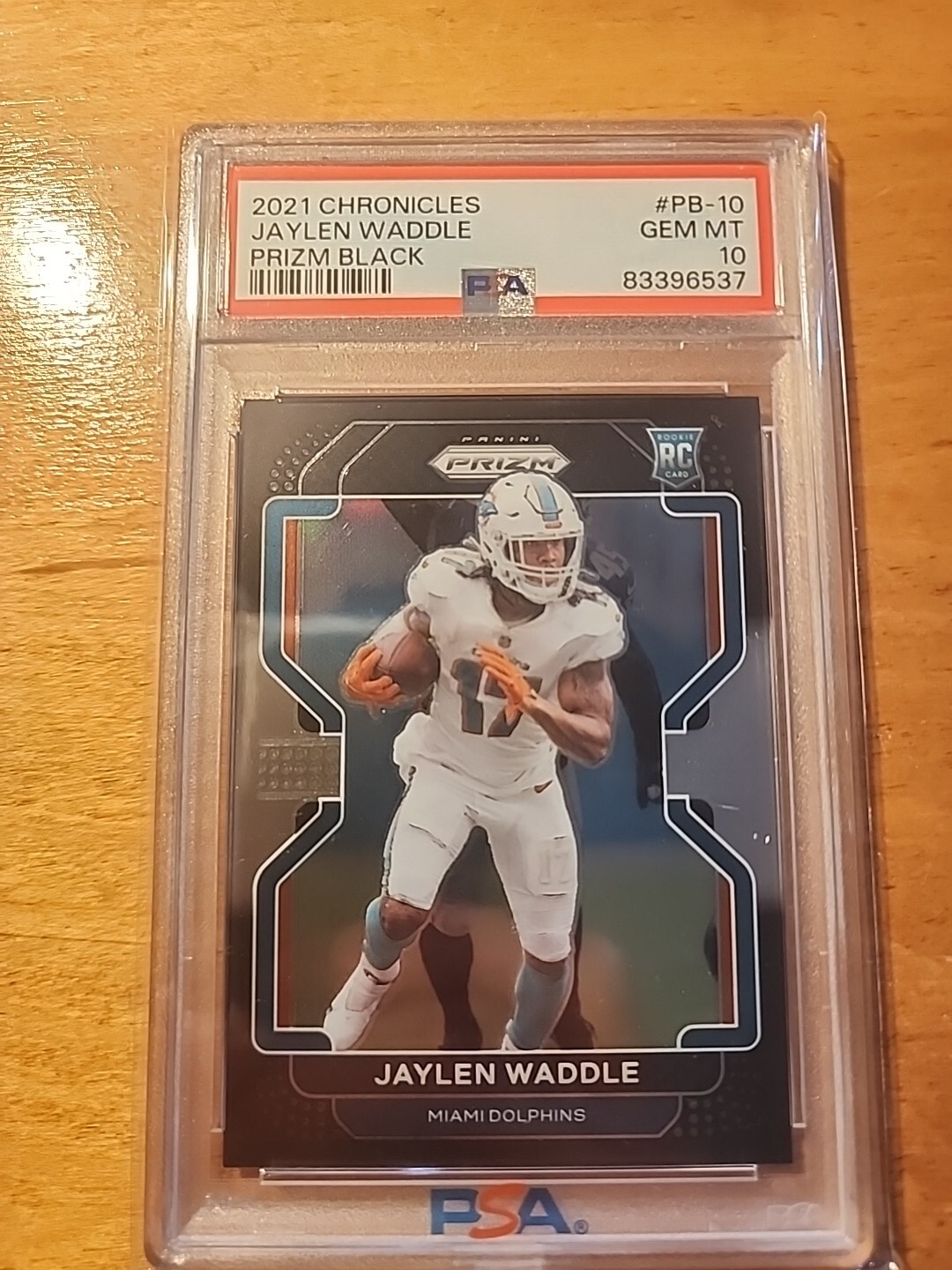 Jaylen Waddle 2021 Chronicles #PB-10 Prizm Black Price Guide - Sports ...