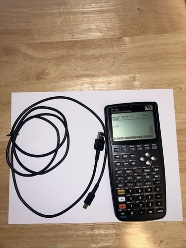 HP 50g Hewlett Packard Graphing Calculator With cable and No Case ...
