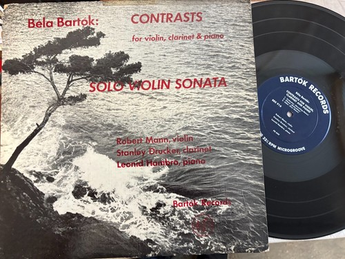 ROBERT MANN - STANLEY DRUCKER - LEONID HAMBRO / BARTOK contrats BARTOK ...
