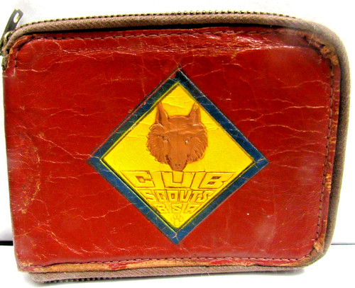 Vintage Cub Scout Boy Scouts of America Official Wallet With Coin Pouch ...