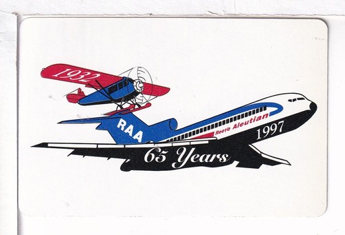 Single Airline Playing Card, "Reeve, RAA-101 A" Chan/Mertens ...