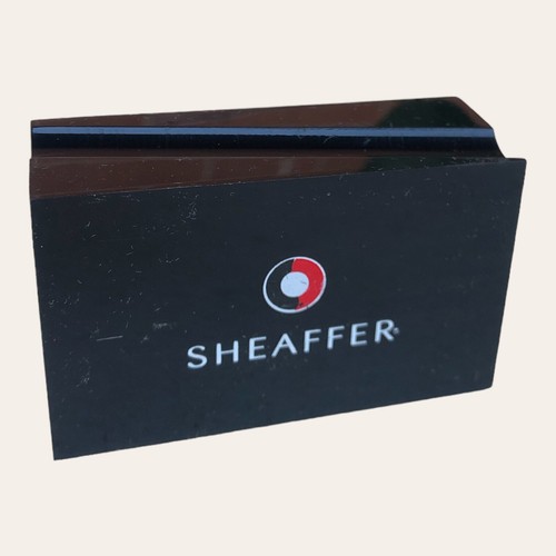 Sheaffer Exhibitor Perspex Black Fountain Pen Stand Pen Stand | eBay