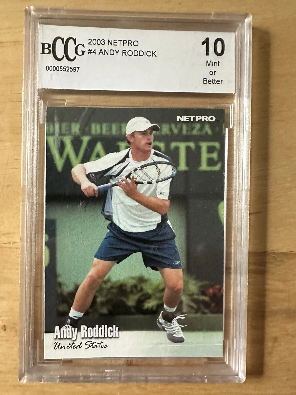 Andy Roddick 2003 NetPro #4 Base Price Guide - Sports Card Investor