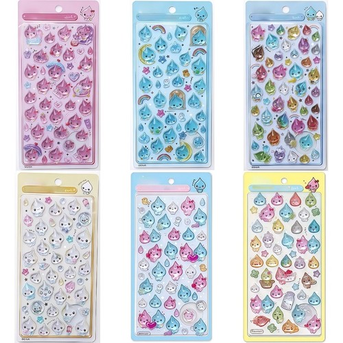 Handcraft Sticker Reusing Tiny Patches for Water Bottle, Notebook ...