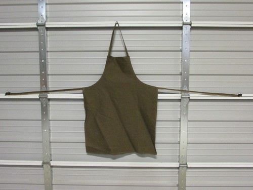 NEW HEAVY DUTY COTTON WORK APRON, 33" x 25", GREEN-BROWN (AA) | eBay