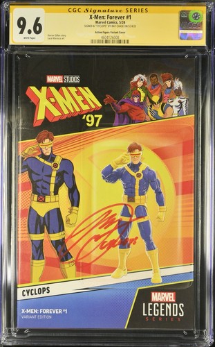 X-Men Forever #1 ACTION FIGURE VARIANT CGC SS 9.6 signed Ray Chase ...