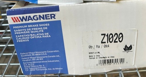 Drum Brake Shoe Rear Wagner Z1020 | eBay