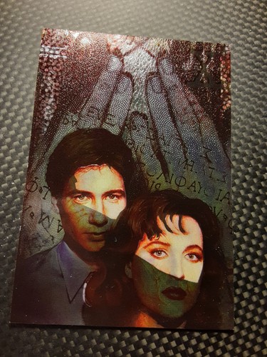 1995 TOPPS X-Files Season 1 ETCHED FOIL INSERT Card #i1 Miran Kim Art ...