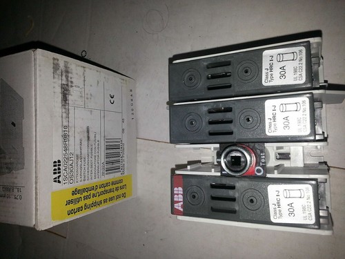 NIB ABB OS30AJ12 Fuse Switch 30 Amp 600 VAC 1SCA022548R9810 | eBay