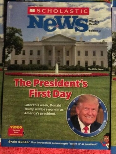 1 SCHOLASTIC READER GRADE 3 JANUARY 2017 THE PRESIDENT'S FIRST DAY ...