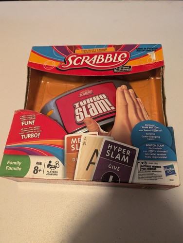 Hasbro Scrabble Electronic Turbo Slam Board Game New with Fast Free ...