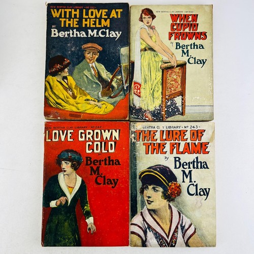 Rare! Lot of 4 " New Bertha Clay Library" 1890's Pulp Fiction novels ...