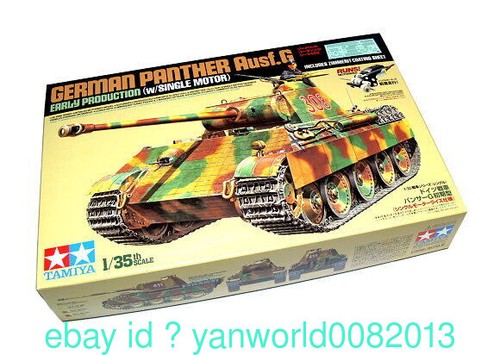 Tamiya 30055 1/35 Military Model German Pantherr Ausf.G with Single ...