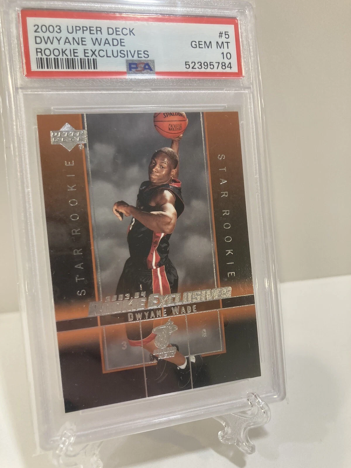 Dwyane Wade 2003 Upper Deck Rookie Exclusives #5 Base Price Guide ...