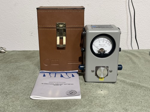 BIRD 43 RF WATTMETER / RF POWER METER – Excellent Condition – Complete ...