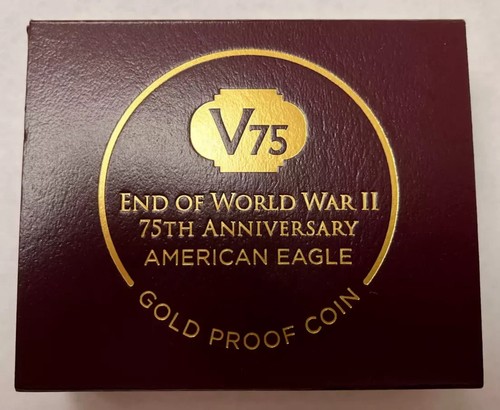 2020 W American Gold Eagle V75 Privy Box ONLY - No COA or COIN | eBay