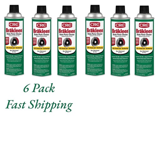 CRC Brakleen 05084 Non-Chlorinated Brake Parts Cleaner - 14oz, 6 Pack ...