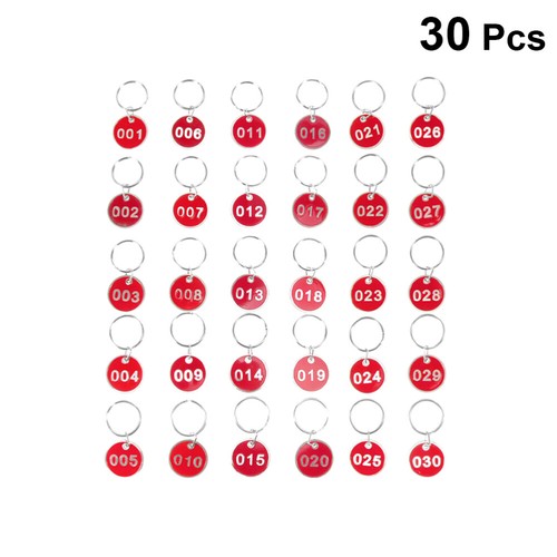 Numbered Key Rings Numbered Key Tags Key Labels Bathroom Key Tag | eBay