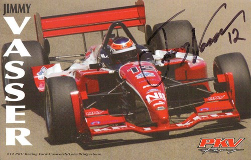 JIMMY VASSER - Race Car Driver - Champ Car Champion - Autograph Photo ...