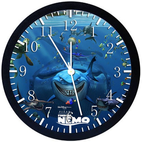 Disney Finding Nemo Black Frame Wall Clock Nice For Decor or Gifts Z98 ...