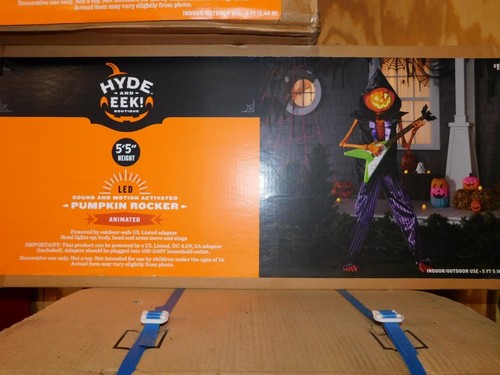 Hyde & Eek 5.5 Feet Light & Sound Halloween Pumpkin Rocker BRAND NEW | eBay
