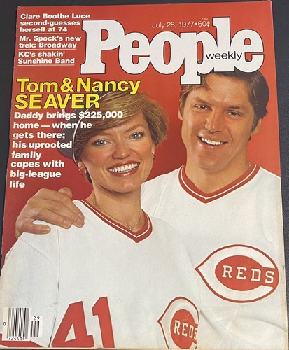 PEOPLE WEEKLY MAG: 1977 Tom & Nancy Seaver ; LN In COLTR SLV + CBB | eBay