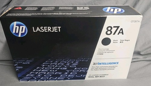 HP 87A Black Original LaserJet Toner Cartridge New Sealed | eBay