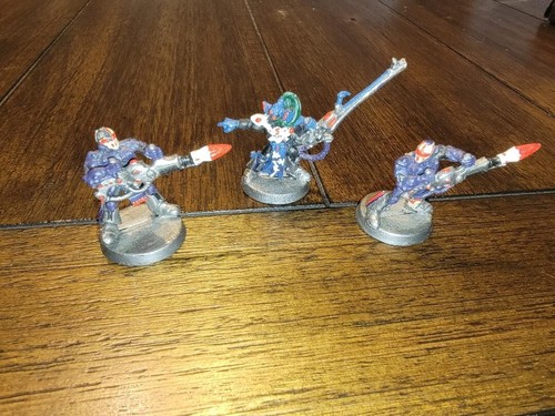 Warhammer 40k Eldar Dark Reapers and Dark Reaper Exarch (Metal) Pre ...