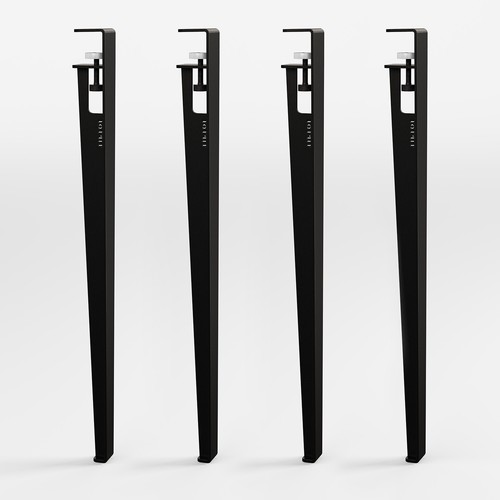 Original Tiptoe table legs set of 4 Black | eBay
