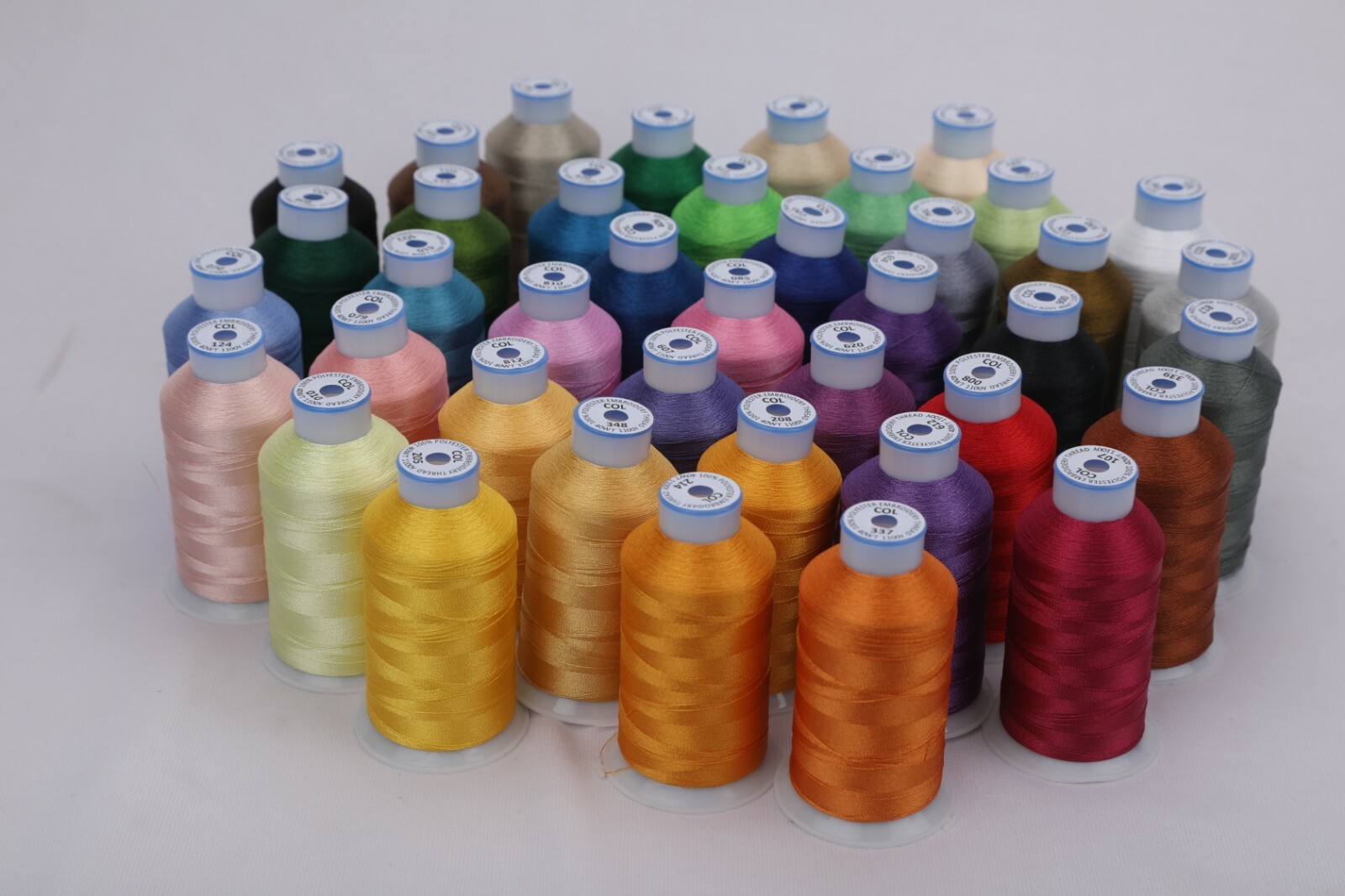 1000m Isacord Embroidery Thread any COLOR (colors 0703-1305) New in the ...