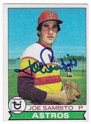 JOE SAMBITO 1979 TOPPS AUTOGRAPHED SIGNED # 158 HOUSTON ASTROS | eBay