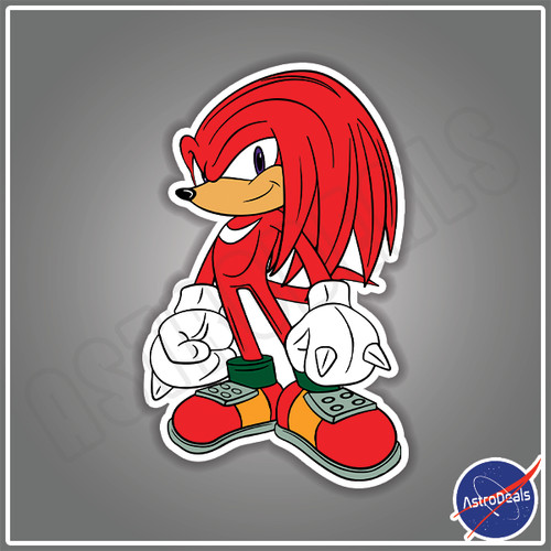 Sonic The Hedgehog Knuckles Retro Vinyl Decal Sticker Size:3"-12" | eBay