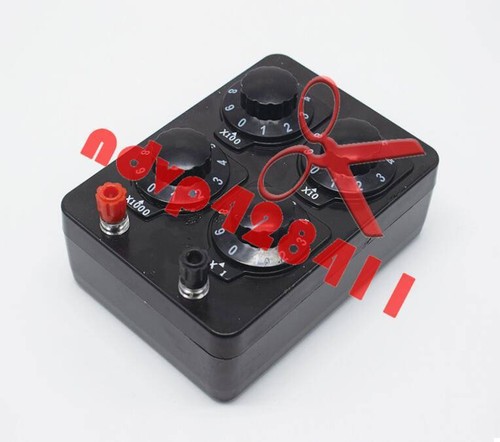NEW PRECISION VARIABLE/ DECADE RESISTOR RESISTANCE BOX 0-9999 ohm | eBay