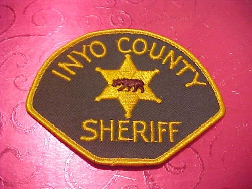 INYO COUNTY CALIFORNIA POLICE PATCH SHOULDER SIZE UNUSED | eBay
