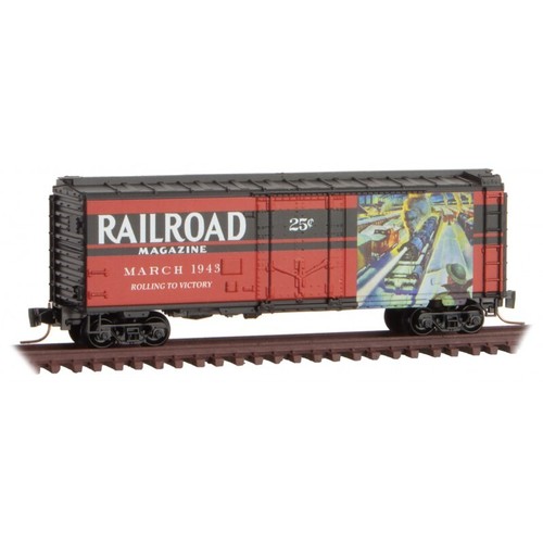 Microtrains Z Scale Railroad Mag. #1 March Rolling To Victory Box Car ...