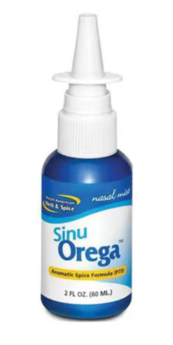 Noth American Herb and Spice Sinu Orega, Nasal Spray, 2 fl oz (60 ml ...