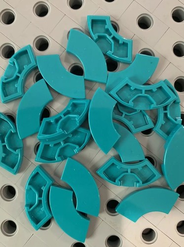 Lego Turquoise 2x2 Tile With Bow New Lot Of 20pcs 1/4 Circle Tiles | eBay