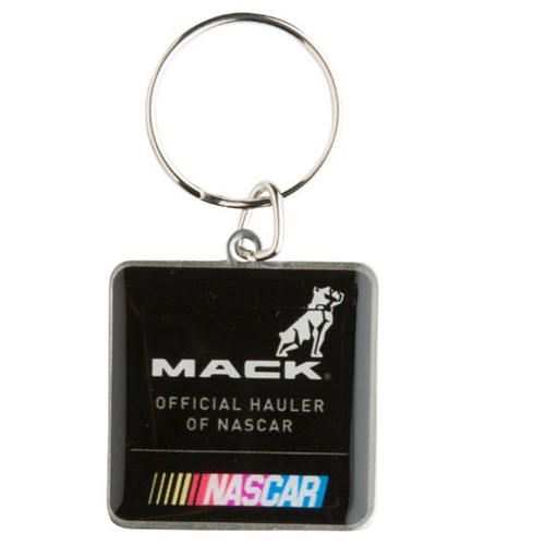 Mack dog Bulldog nascar keychain key ring "official hauler of nascar ...