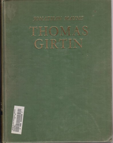 Thomas Girtin By Mayne, Jonathan. 1949. Limited to 500 copies. | eBay