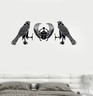 Wall Vinyl Decal Scarab Egiptian Talisman Symbol Home Interior Decor ...