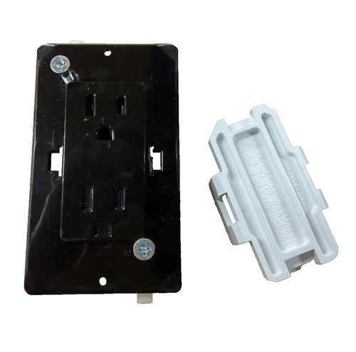Wirecon Self-Contained Universal Single Receptacle Black 15A 125V RV ...