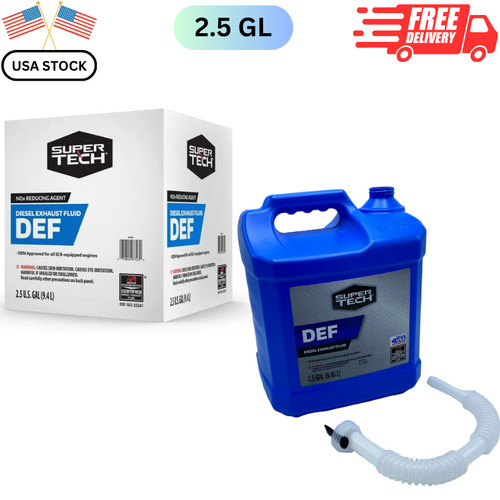 Super Tech DEF Diesel Exhaust Fluid 2.5 Gallon Free USA Shipping | eBay