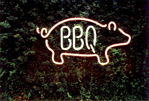 BBQ Open 24"x16" Neon Sign Lamp Real Glass Decor Display Tasty Yummy ...