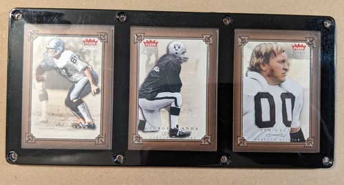 OAKLAND RAIDERS 3 CARD PLAQUE DAVE CASPER GEORGE BLANDA JIM OTTO | eBay