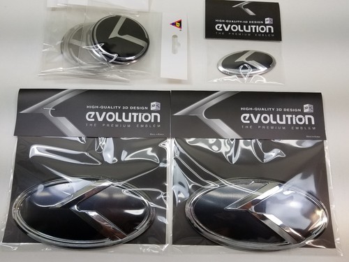 For 2010-2014 KIA Optima K5 KDM HOOD+REAR+ S/W+W/Caps 3D K Logo Badge ...