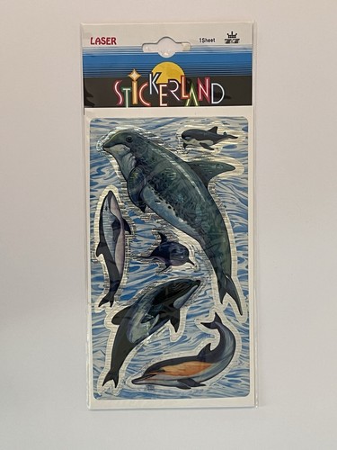Stickerland Laser Stickers Ocean Life 1 Sheet NOS Dolphin Whale | eBay