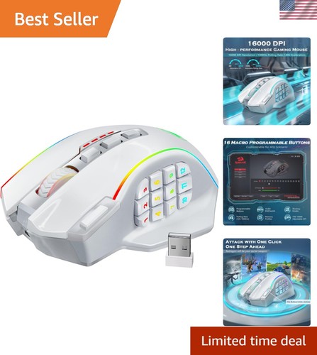 High-Performance Wireless Gaming Mouse with Ergonomic Design & 70Hrs ...