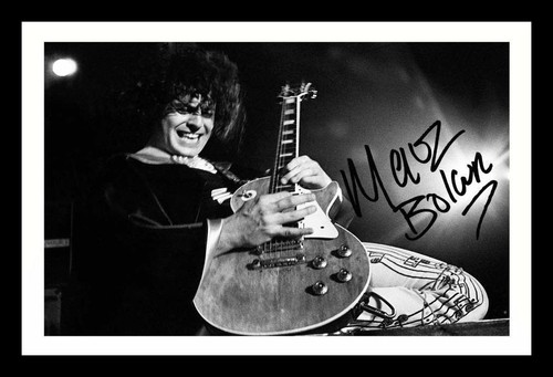 Marc Bolan - T-Rex Autograph Signed & Framed Photo | eBay